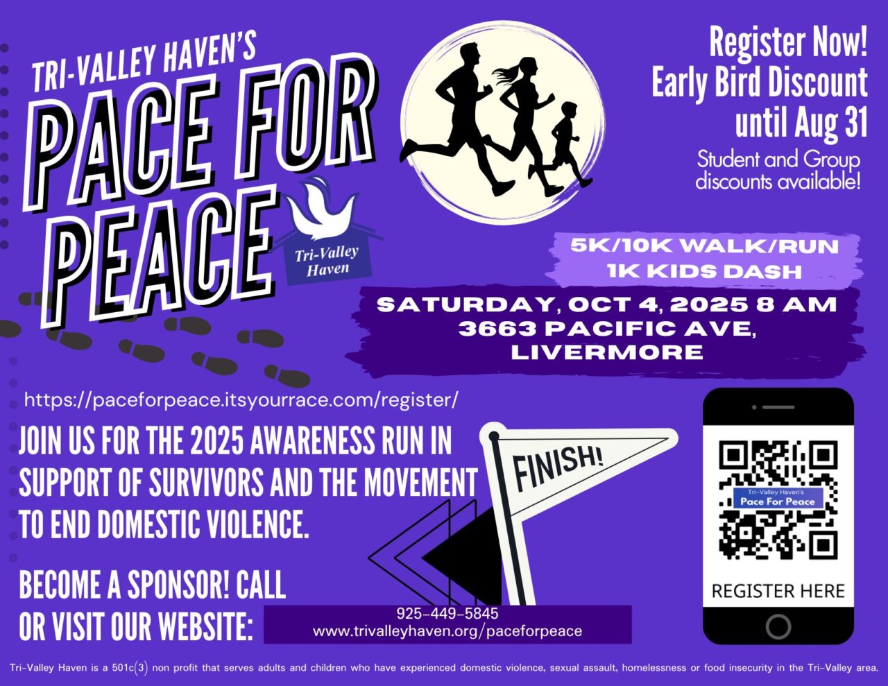 Pace For Peace 2025 | Tri Valley Haven