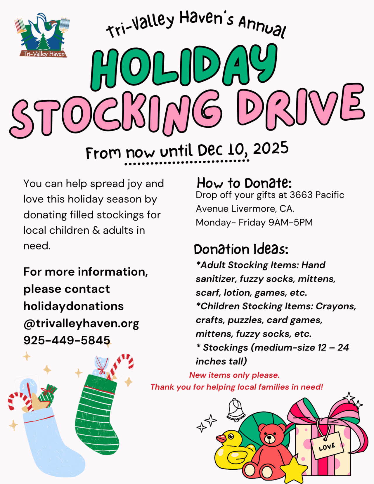 Holiday Program | Tri Valley Haven